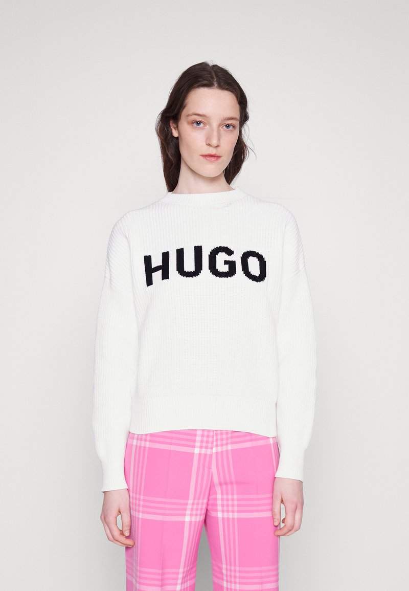 HUGO SLOGIN - Jersey de punto - natural/crema - Zalando.es