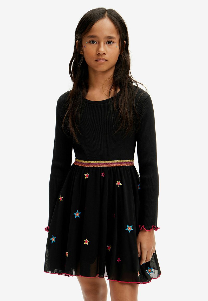 Desigual COMBINED STARS - Päevakleit - black/must - Zalando.ee
