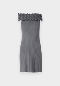 Chet Lo SPIKY HOOD DRESS - Robe fourreau - grey/gris - ZALANDO.FR