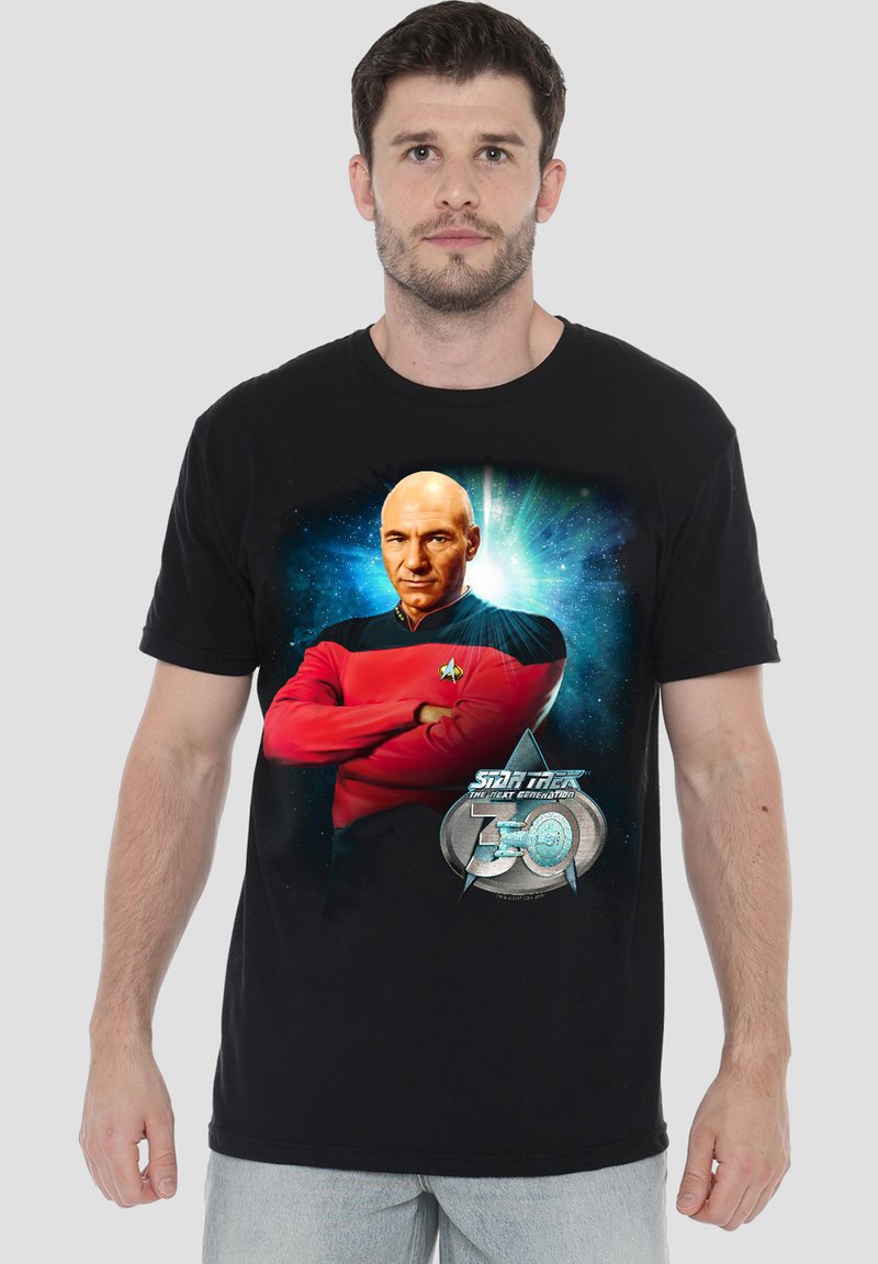 Cotton Soul STAR TREK PICARD - Print T-shirt - black - Zalando