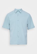 sandro CHEMISE PLISSE - Shirt - light blue - Zalando