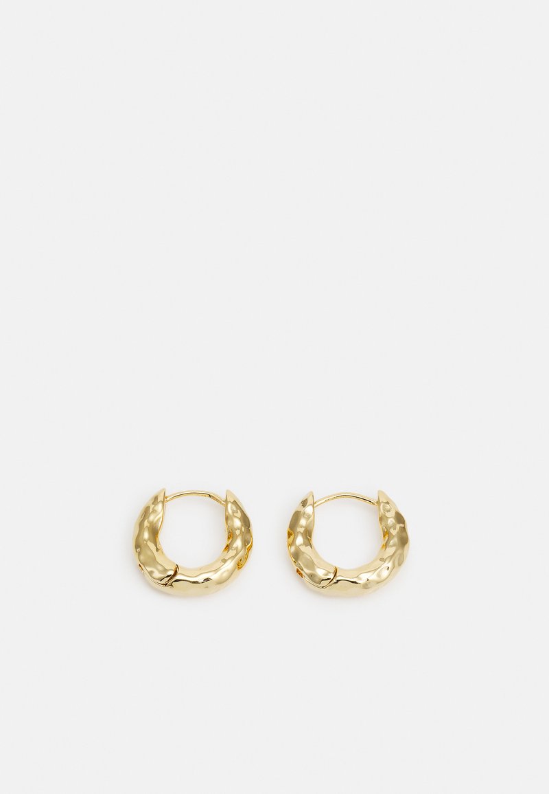 Orelia MOLTEN HUGGIE HOOP - Ohrringe - pale gold-coloured/goldfarben ... Orelia MOLTEN HUGGIE HOOP - Ohrringe - pale gold-coloured/goldfarben ...