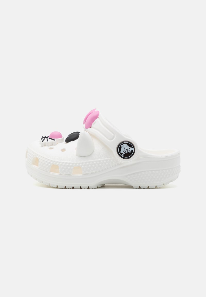 Crocs CLASSIC IAM CAT - Mules - white/pink/white - Zalando