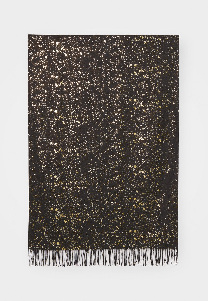 Pieces RACHEL LONG SCARF - Sjal - black/gold/svart - Zalando.no