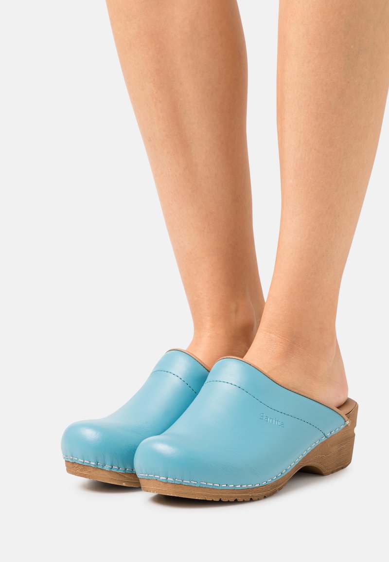 Sanita ORIGINAL SANDRA OPEN - Clogs - teal/blue - Zalando.de