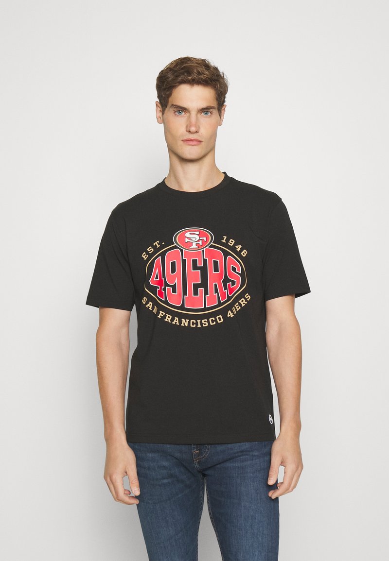BOSS NFL - T-Shirt print - charcoal/schwarz - Zalando.ch