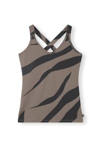 10DAYS WRAPPER ZEBRA - Top - warm taupe/bruin - Zalando.nl