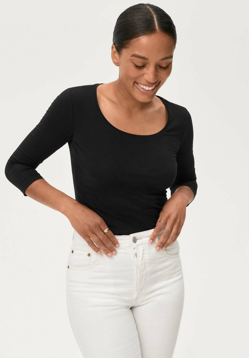 Ellos Collection ANNA - Langarmshirt - schwarz - Zalando.de