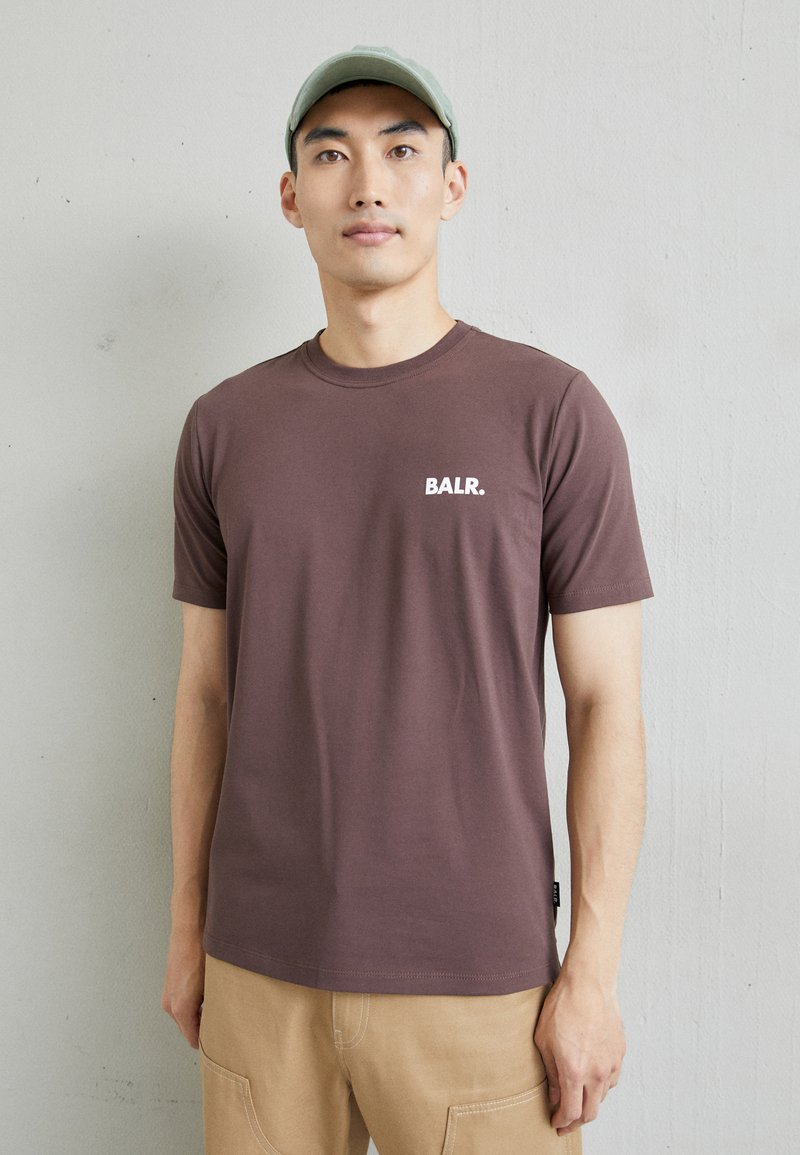 BALR. ATHLETIC SMALL BRANDED CHEST - Basic T-shirt - java/brown ...