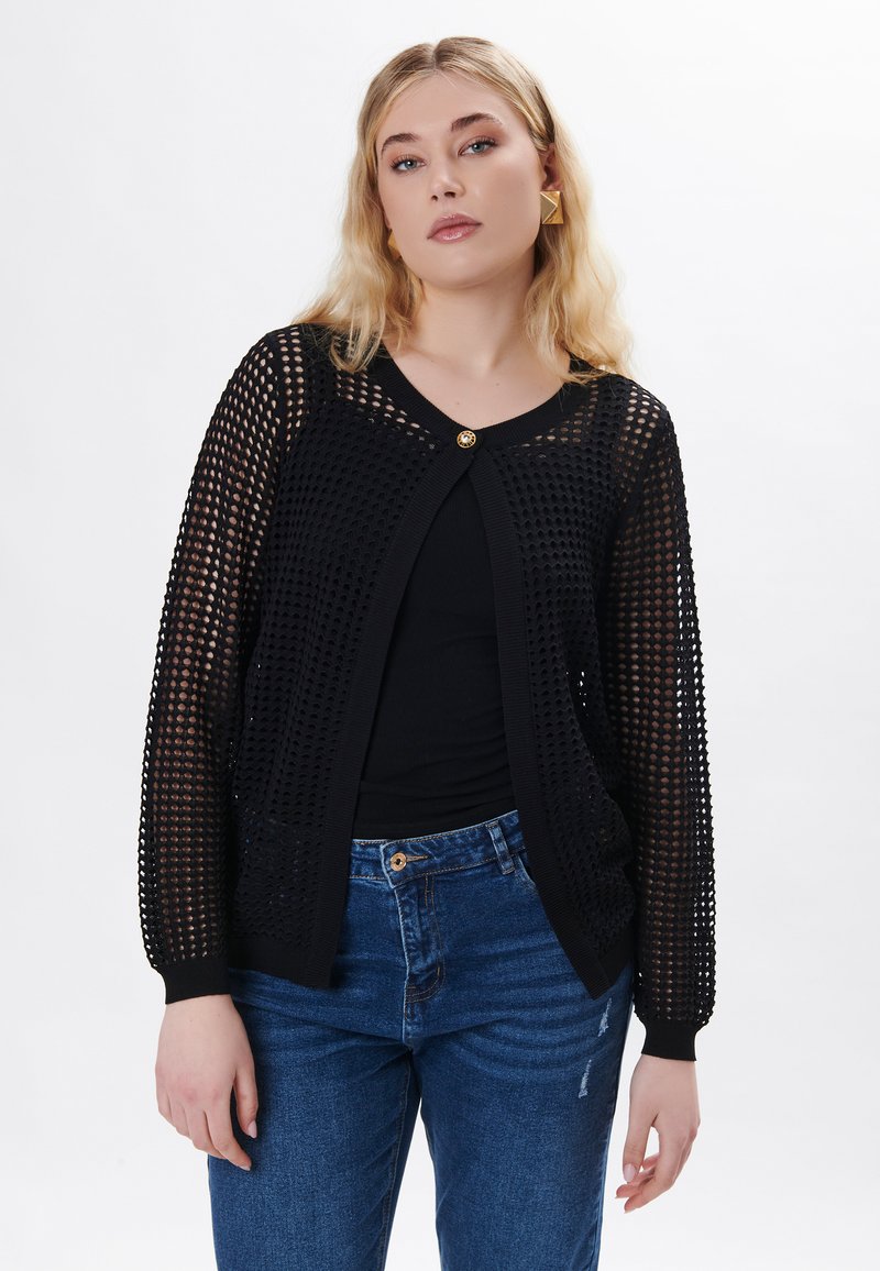 Maison Form'elle Cardigan - black/sort - Zalando.dk