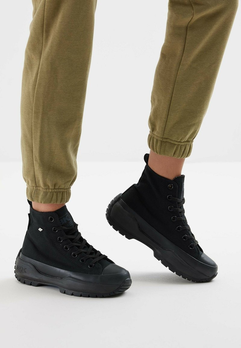 British Knights KAYA MID FLY - Sneaker high - black black/schwarz ...