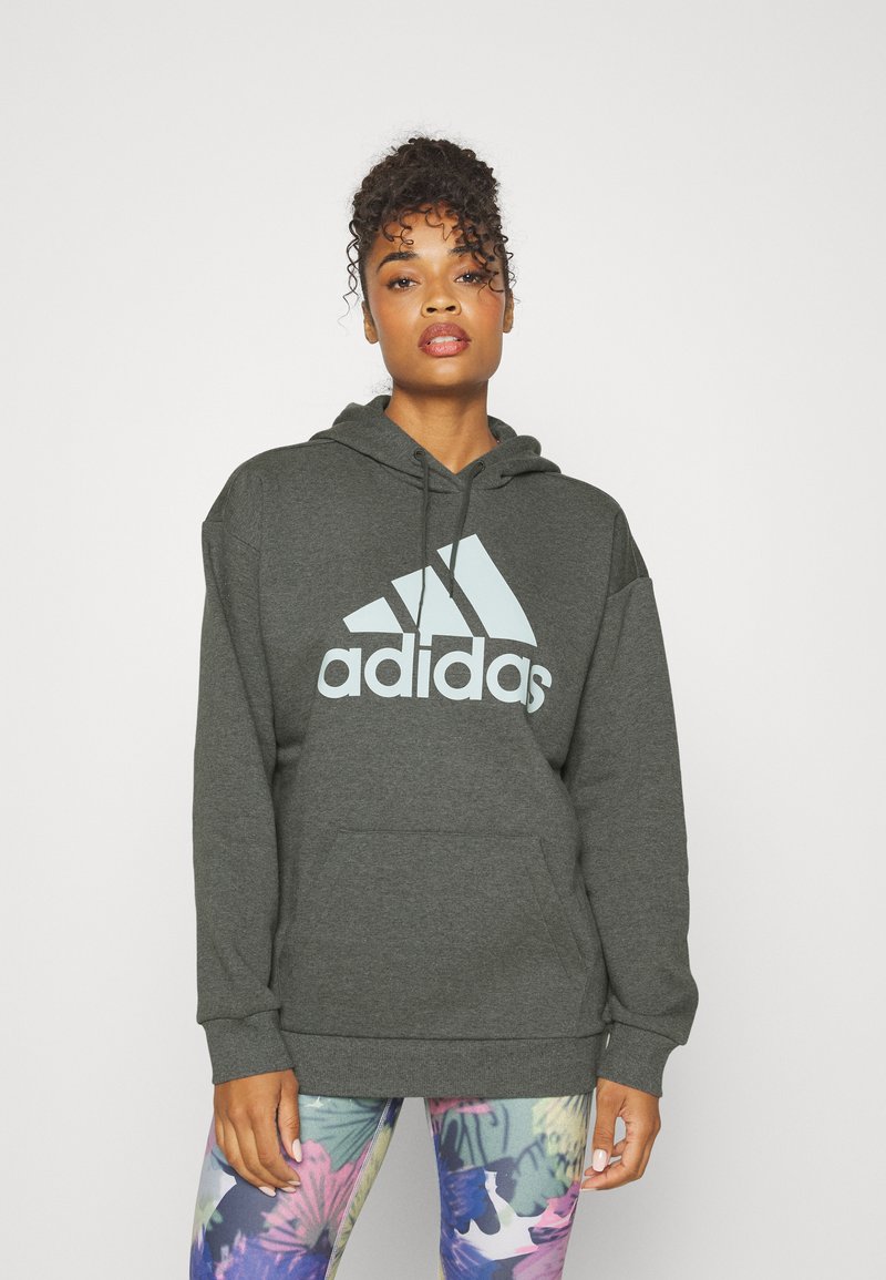 adidas Performance Sweatshirt - dark grey heather/almost blue/grau ...