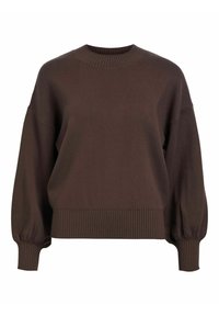 Object OBJREYNARD NOOS - Strikkegenser - java/mørkebrun - Zalando.no