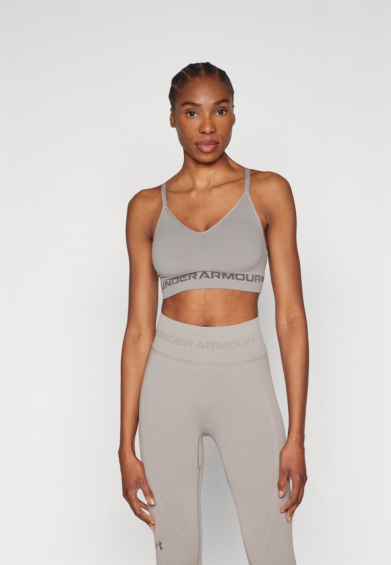 Under Armour SEAMLESS LOW LONG BRA - Sport-BH mit leichter Stützkraft ...