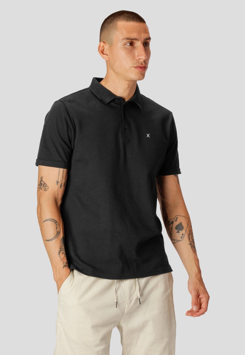 Clean Cut Copenhagen SILKEBORG STRETCH - Polo - black/nero - Zalando.it