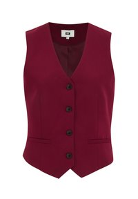 WE Fashion Chaleco - red/rojo jaspeado - Zalando.es