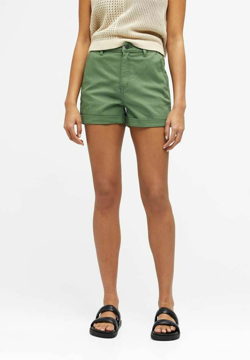Object HIGH WAIST - Shorts - vineyard green/mörkgrön - Zalando.se