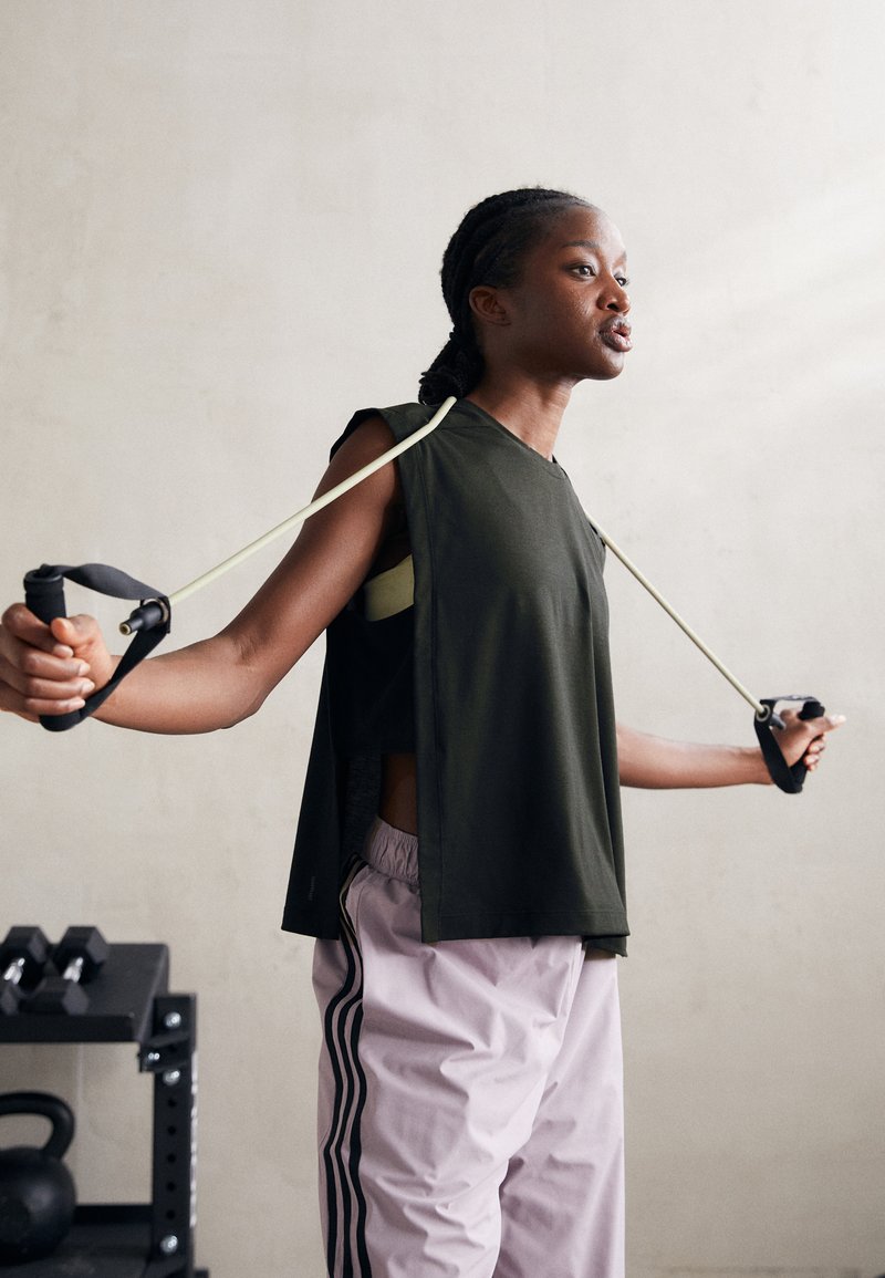 adidas Performance POWER PERFORMANCE BIG TANK - Top - black/negro ...