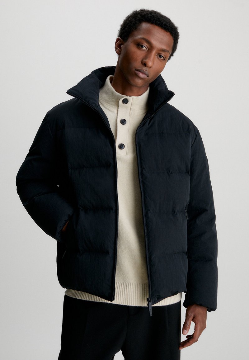 Calvin Klein CRINKLE - Dunjacka - ck black/svart - Zalando.se