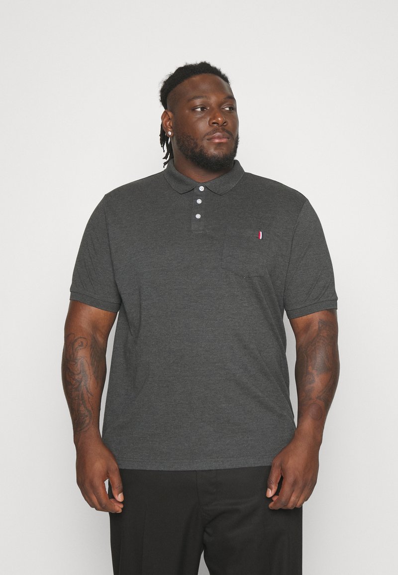 Pier One Polo shirt - dark grey - Zalando.co.uk