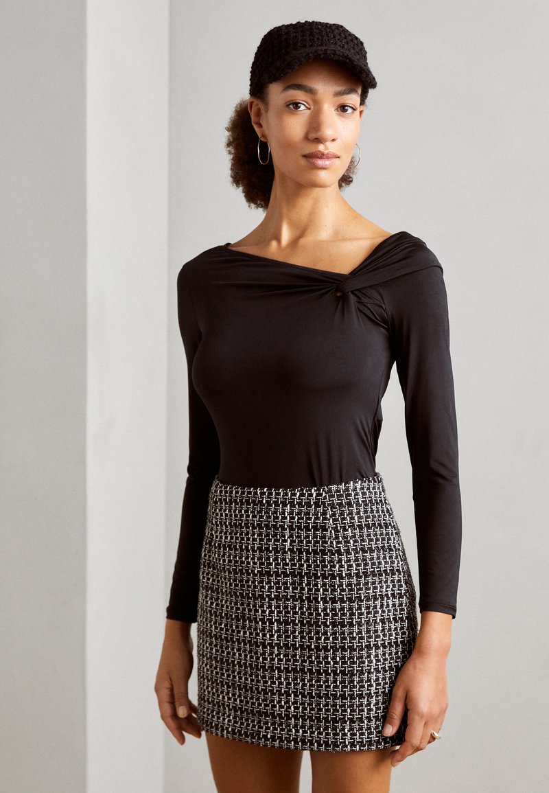 Anna Field Long sleeved top - black - Zalando.ie