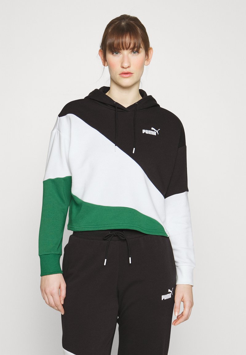 Puma POWER CAT HOODIE - Sweatshirt - black/noir - ZALANDO.CH