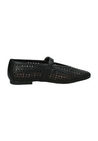 Bibi Lou MAIA FLAT - Ankle strap ballet pumps - black - Zalando