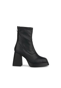 Alma en Pena Botki na platformie/czarny denim - Zalando.pl