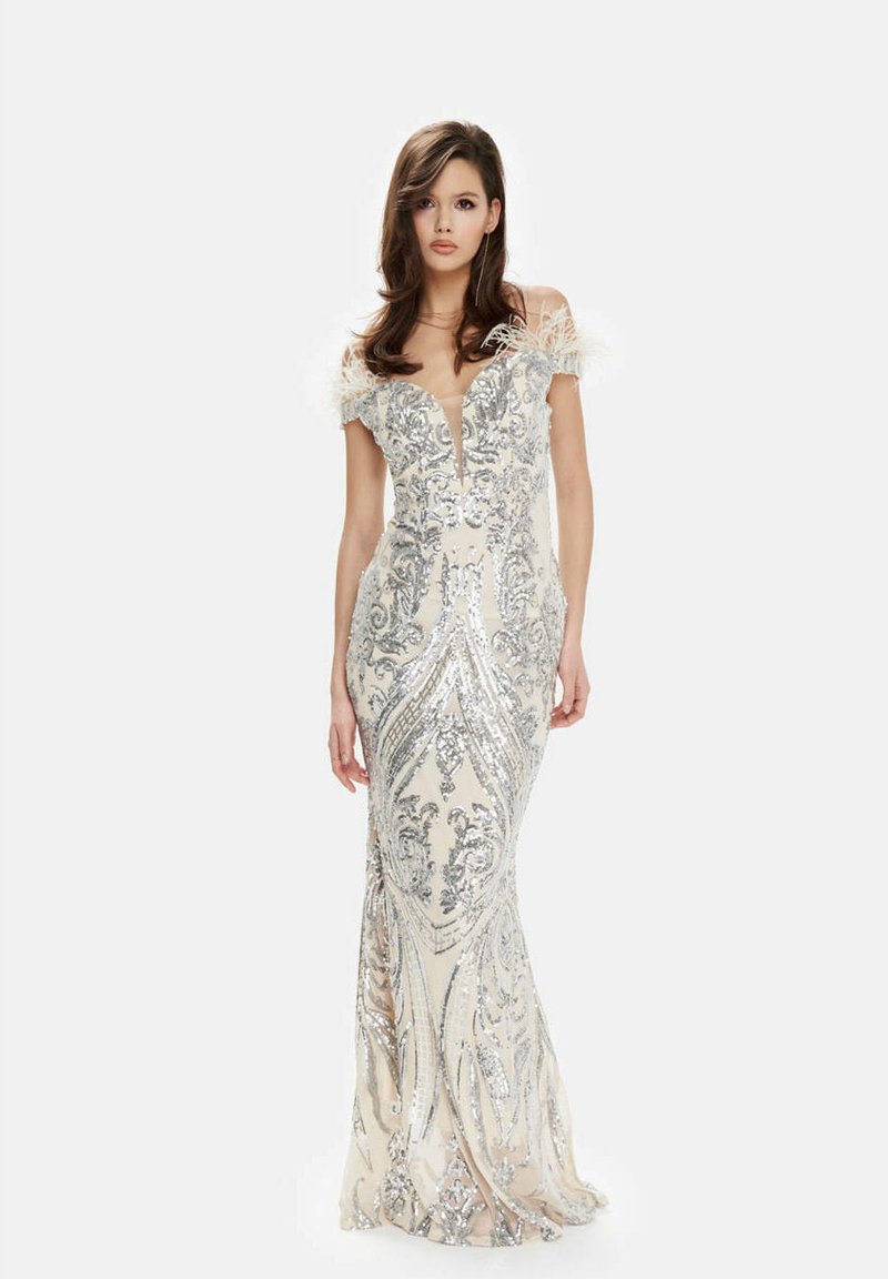 SUGARFREE Robe de cocktail - silver coloured/argenté - ZALANDO.FR