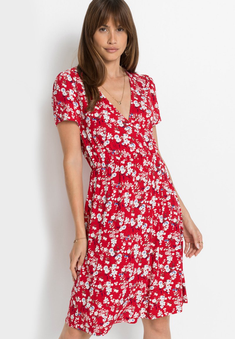 bonprix Freizeitkleid - rot - Zalando.ch