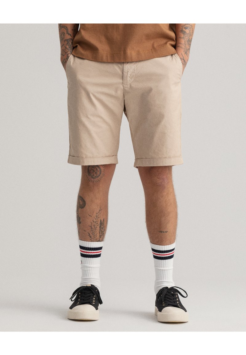 GANT ALLISTER REGULAR FIT - Shorts - dry sand/sand - Zalando.at