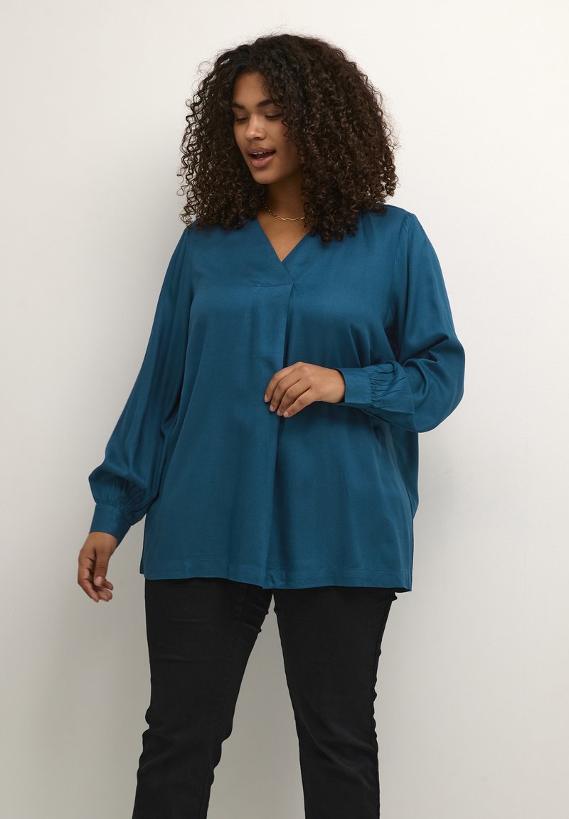 Kaffe Curve KCKELLA - Bluse - legion blue/blau - Zalando.at