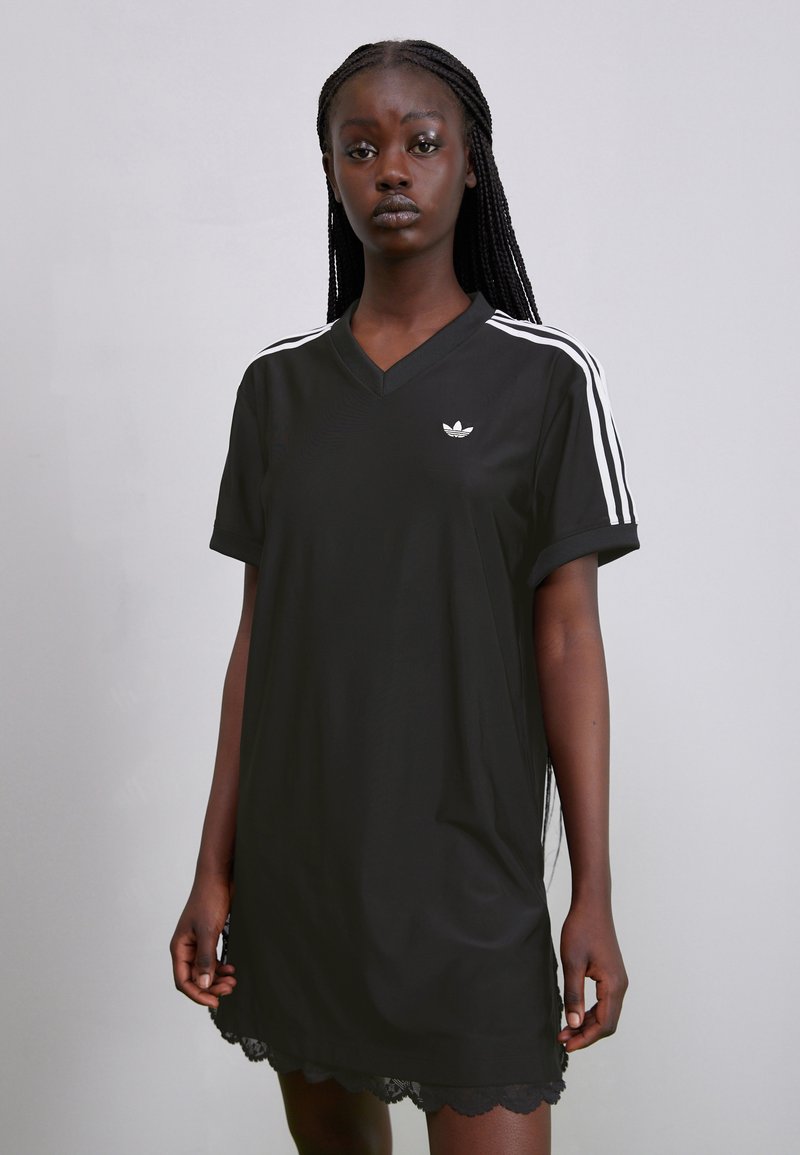 adidas Originals TEE DRESS - Robe en jersey - black/noir - ZALANDO.BE