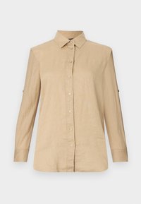 Lauren Ralph Lauren KARRIE SLEEVE SHIRT - Button-down blouse - birch ...