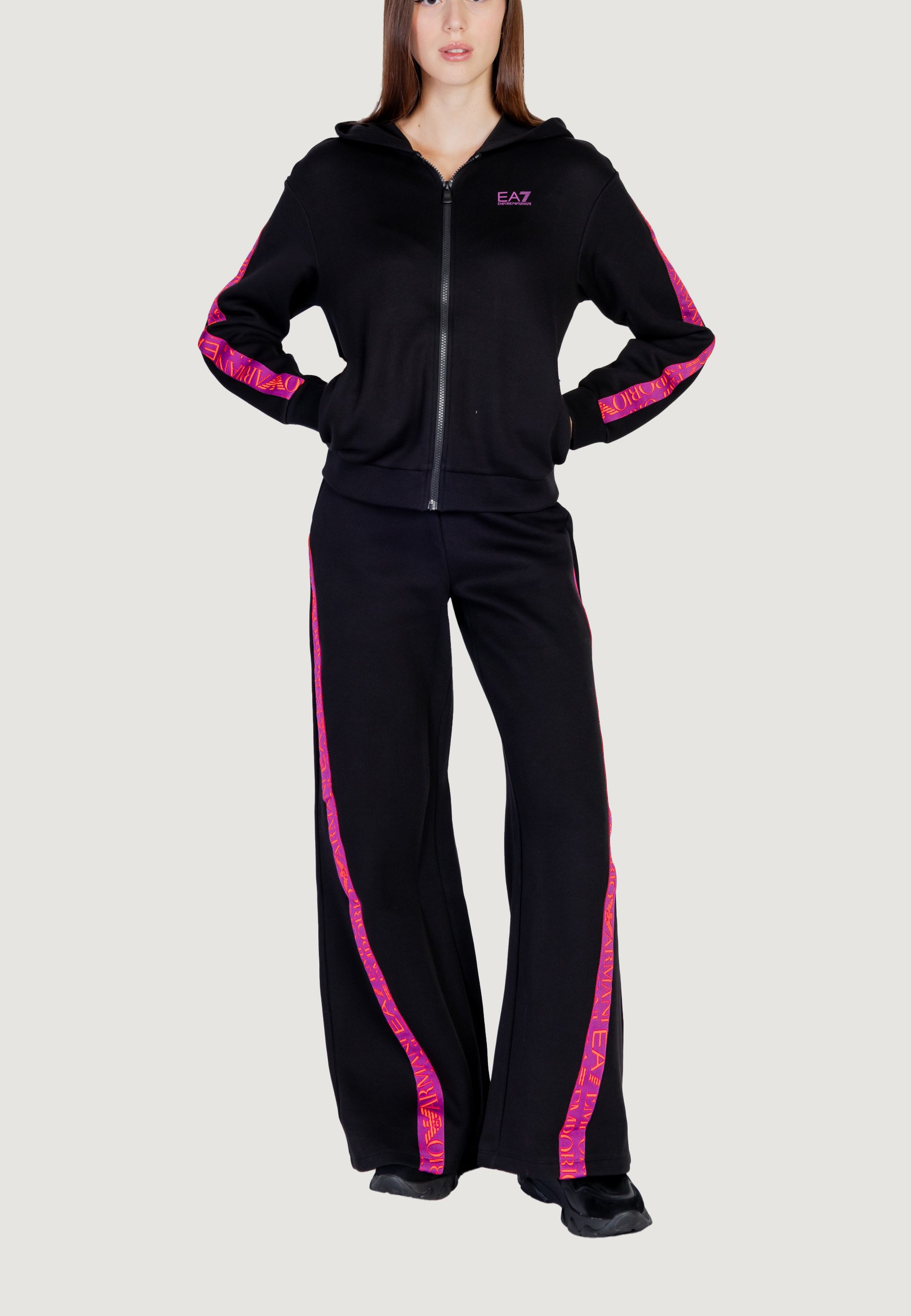 Emporio armani velour tracksuit store