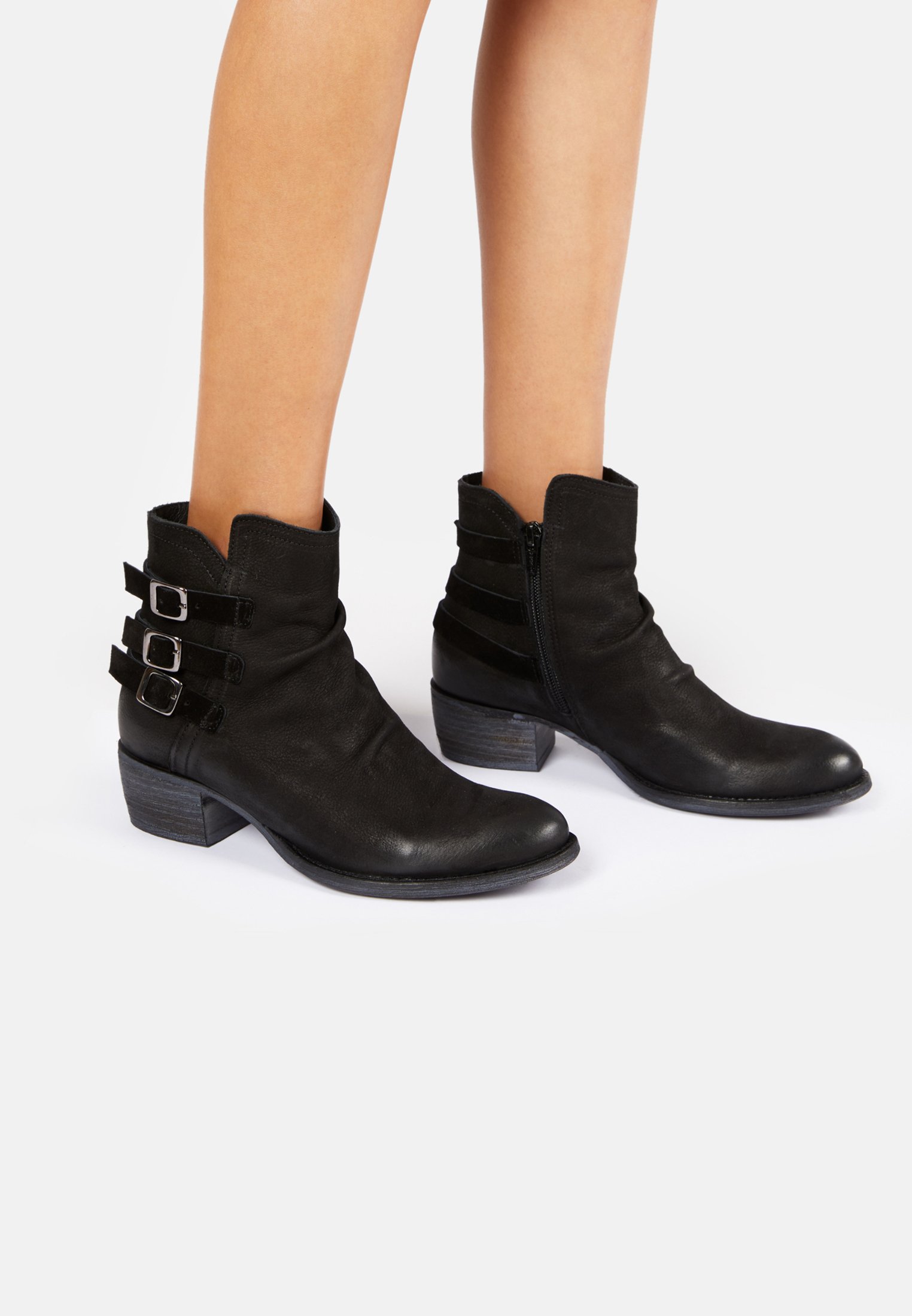 Felmini Cowboy-/Bikerstiefelette - black/schwarz - Zalando.ch