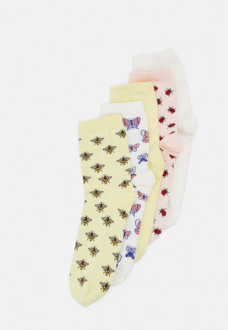 Monki 5 PACK - Socks - yellow light/yellow - Zalando.de