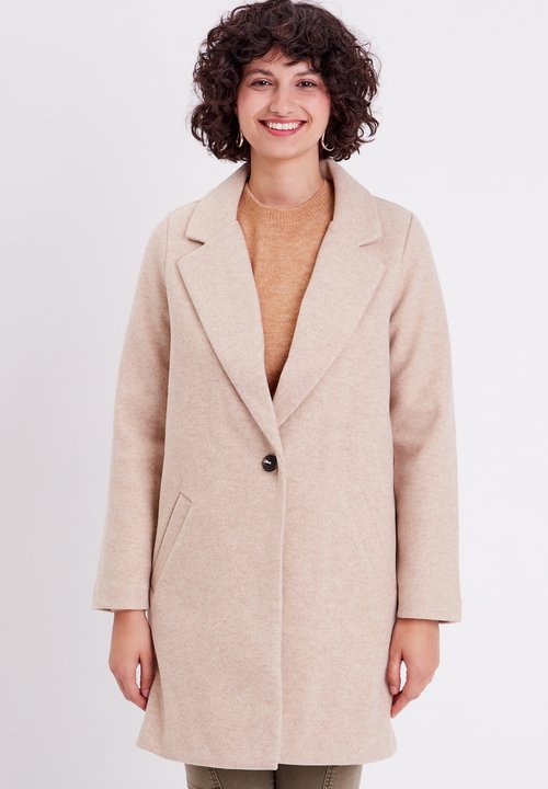 Cache Cache GERADER MIT KNÖPFEN - Mantel - beige - Zalando.be