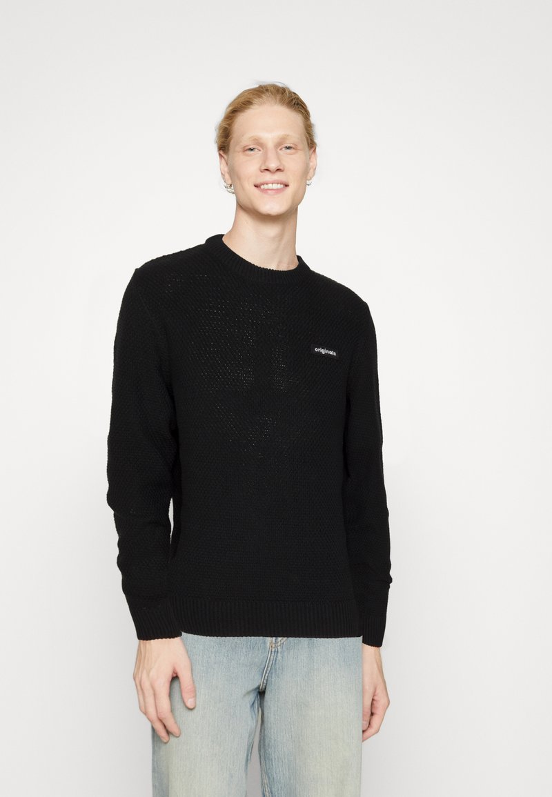 Jack & Jones JORSILVERLAKE - Jumper - black - Zalando