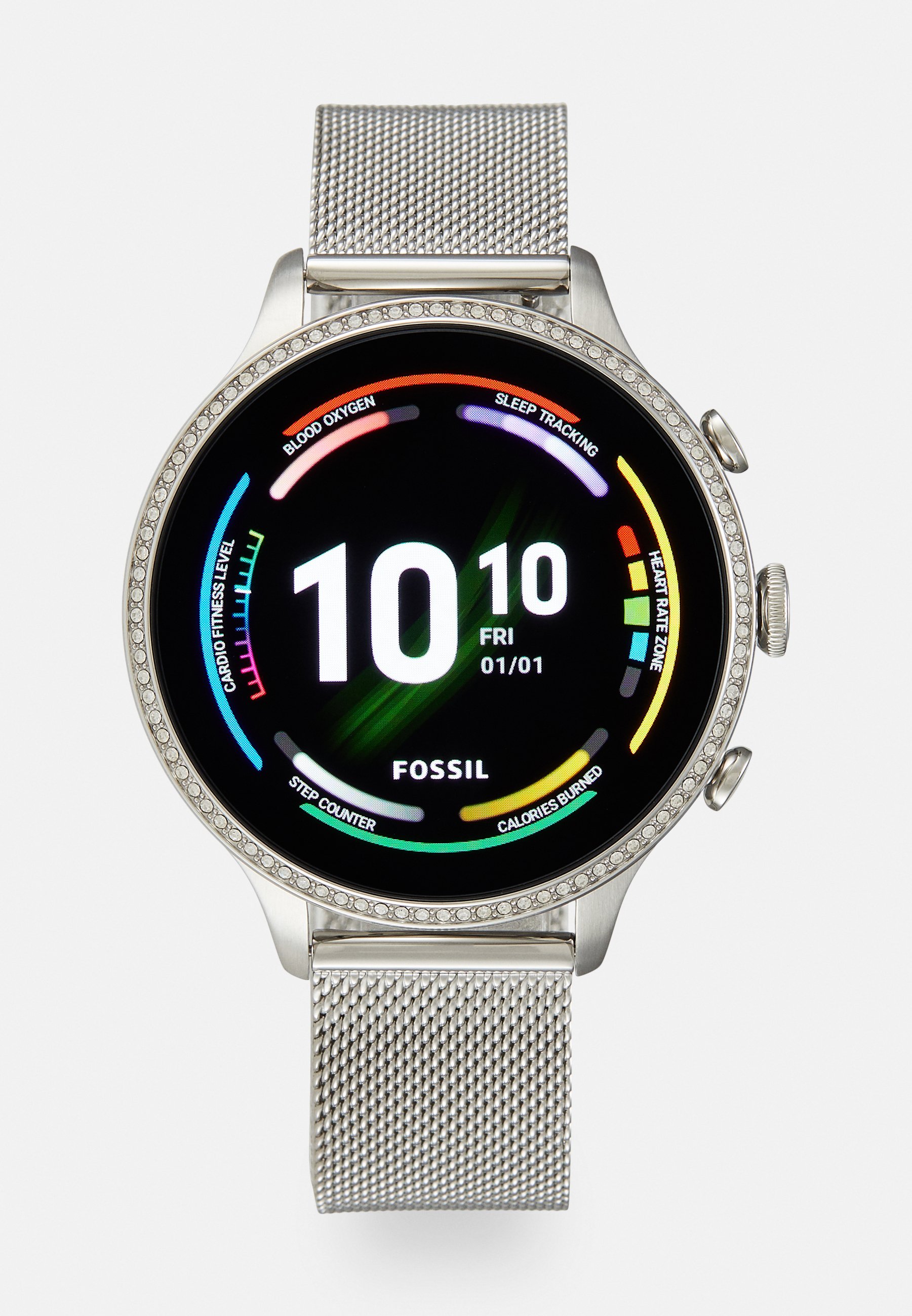 Rauch Liter Zebra fossil sport smartwatch damen armband Messbar ...