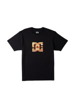 DC Shoes DC STAR CHROME BEVEL HSS - Camiseta estampada - black/negro ...