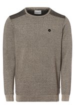 NO EXCESS Strickpullover - kitt/beige - Zalando.at