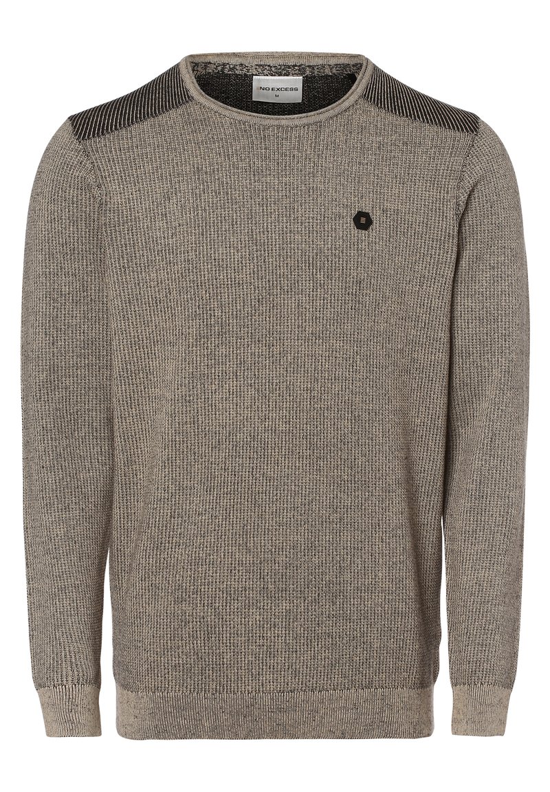 NO EXCESS Pullover - kitt/beige - ZALANDO.FR