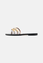 MOSCHINO MINI LETTERING SLIDE - Mules - bianco/white - Zalando.co.uk