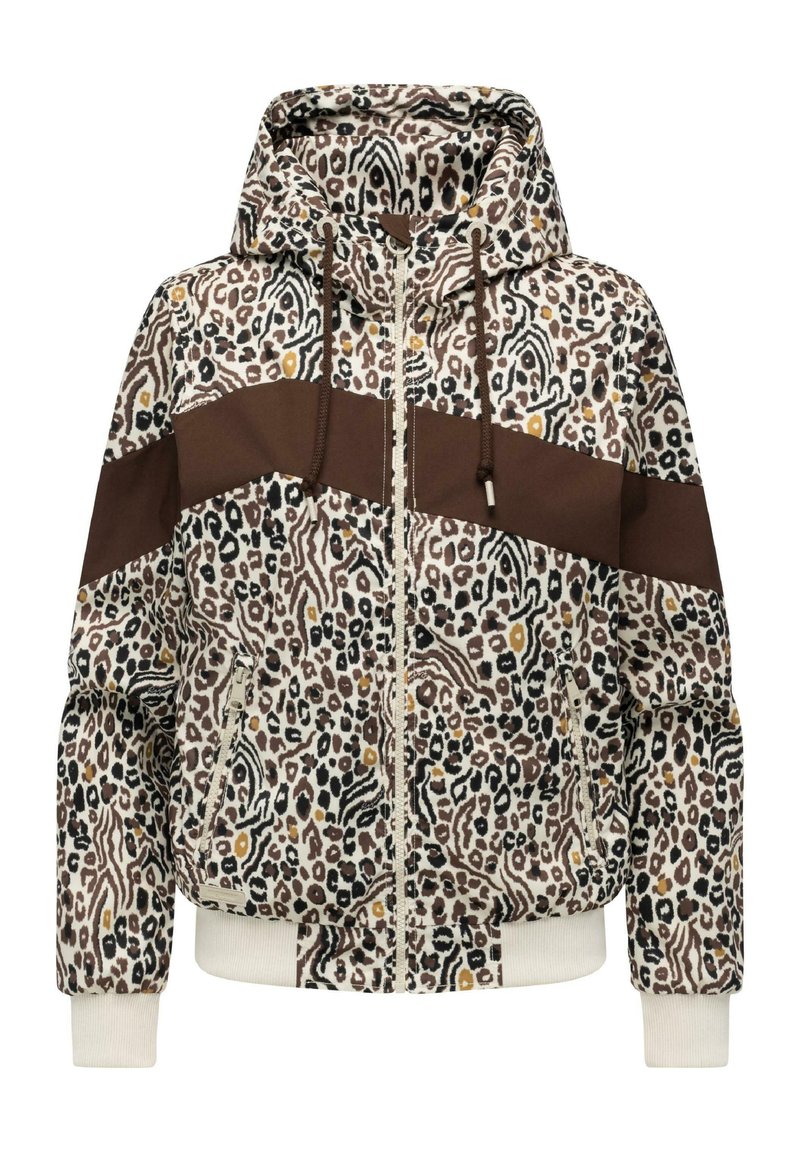 Ragwear OGGIE BLOCK LEO YOUMODO - Light jacket - brown melange/brown ...