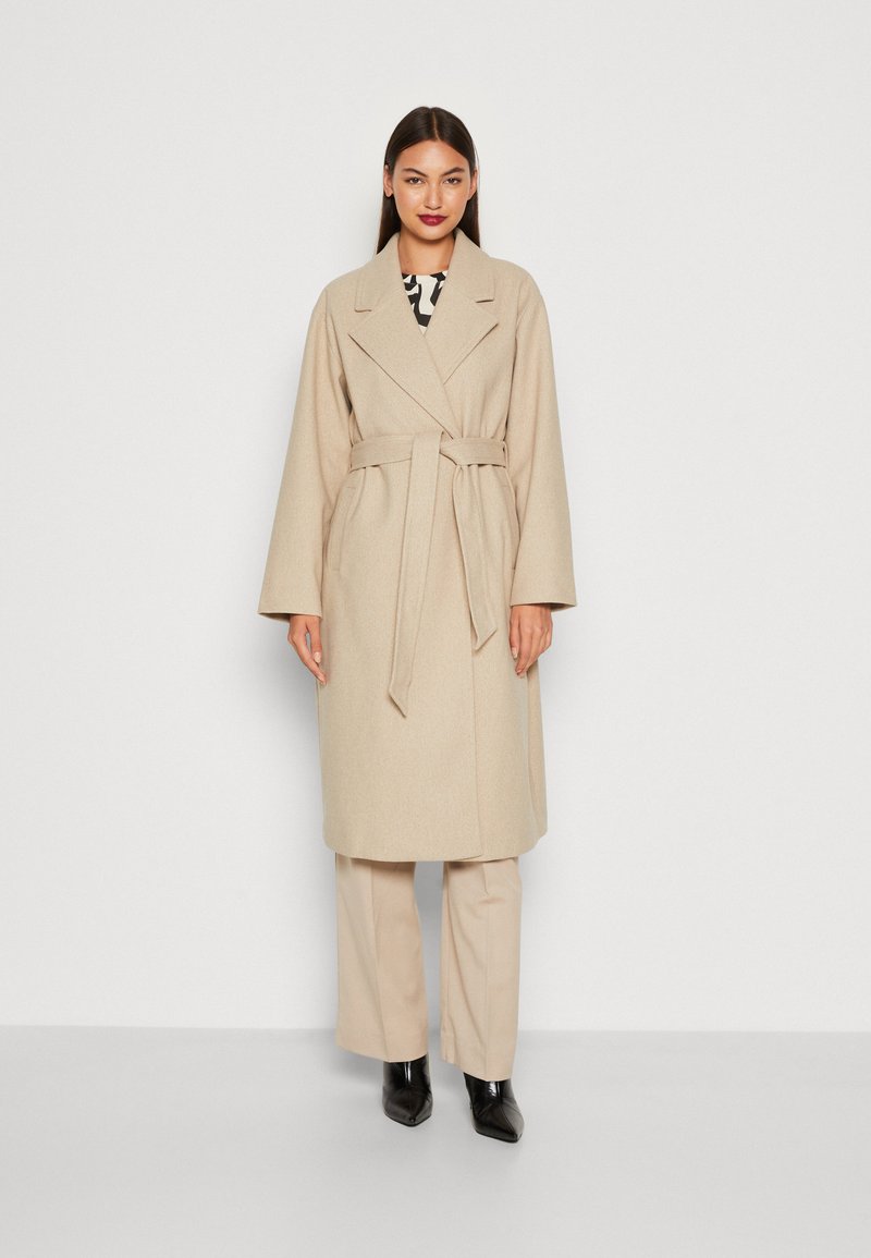 JDY Klasikinis paltas - nature melange/smėlinė - Zalando.lt