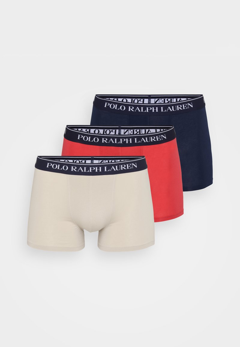 Polo Ralph Lauren TRUNK 3 PACK - Kurze Boxershorts - red/grey/navy ...