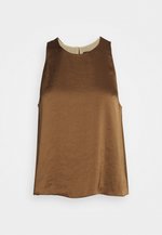 Theory RACER TANK CRUSH - Débardeur - pecan/marron clair - ZALANDO.CH