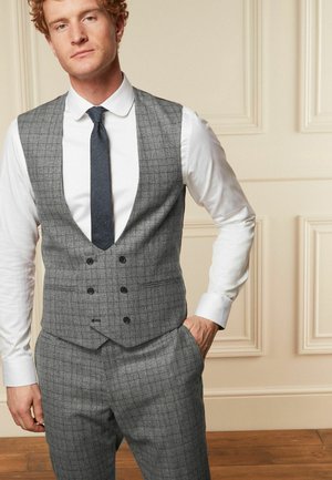 Next NOVA FIDES ITALIAN FABRIC TEXTURED - Weste - black/schwarz - Zalando.de