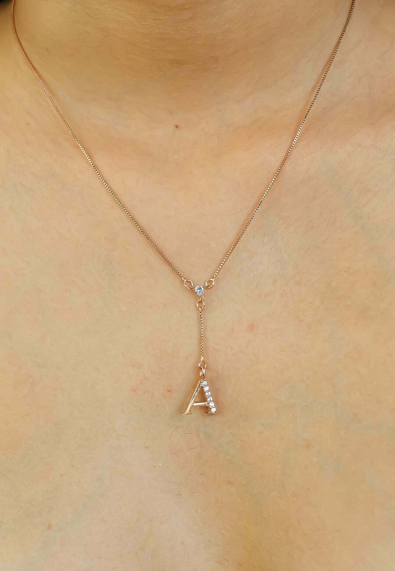 Bombay Sunset INITIAL ALPHABET LETTER - Collar - rose gold/dorado ...